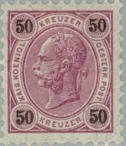 Stamp: Emperor Franz Joseph (Austria) (Emperor Franz Joseph 1890) Mi:AT ...