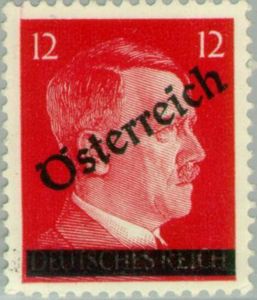 Stamp: Overprint German stamp Hitler (Austria(1st Vienna provisional ...