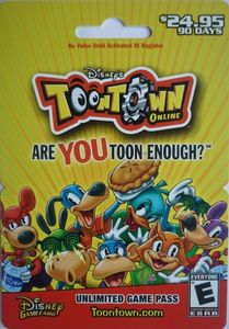Functional Card: ToonTown yellow (Disney, United States of America(Game ...