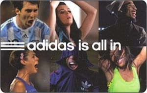 Geschenkkarte: Adidas Is All In (Adidas, Deutschland, Bundesrepublik ...
