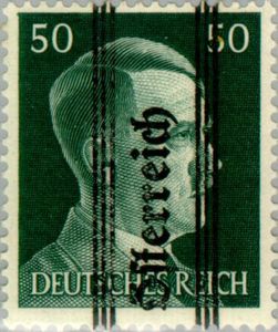 Stamp: Overprint German stamp Hitler (Austria) (Graz provisional issue ...