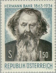 Stamp: Birth Centenary of Hermann Bahr (1863-1934) (Austria) Mi:AT 1130 ...