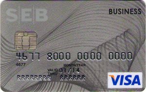 Bank Card: Visa Business (SEB Bank, UkraineCol:UA-VI-0398