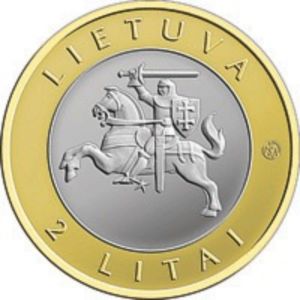 Монеты: 2 Litai (Neringa) (Литва(1991~2014 - Парламентская Республика ...