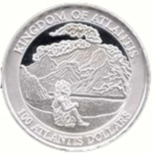 Coin: 100 Atlantis Dollars (Fantasy Issues(Atlantis) Col:FF-00006