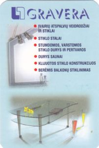 Pocket Calendar: Gravera (LithuaniaCol:LT-2005-Adv-017