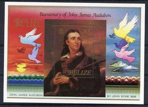 Stamp: Birth Bicentenary of John J. Audubon (Belize(Birth Bicentenary ...
