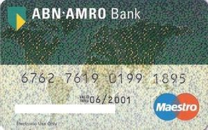 Bank Card: Maestro - 2 (ABN-AMRO Bank, HungaryCol:HU-MS-0006.01