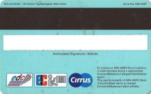 Bank Card: Maestro - 2 (ABN-AMRO Bank, HungaryCol:HU-MS-0006.01