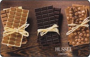 Geschenkkarte: Chocolate bars (Hussel, Deutschland, Bundesrepublik ...