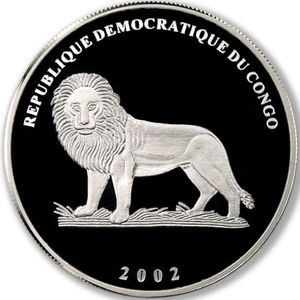 Münze: 10 Francs (Gotha Ursinus G) (Kongo, Demokratische Republik ...