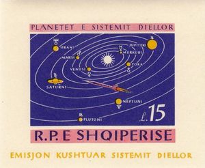 Stamp: Planets in the Solar System (Albania(Planets in the Solar System ...