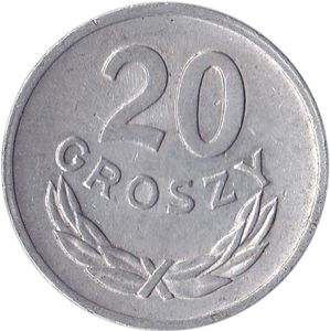 Coin: 20 Groszy (Poland(1952~1989 - People's Republic of Poland ...