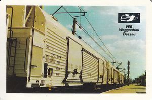 Pocket Calendar: Freight Wagons (Germany, Democratic Republic (DDR ...