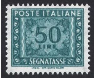 Stamp: Numeral - Wmk. stars IV - I.P.Z.S. - OFF. CARTE VALORI (Italy ...