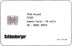 Phonecard: Schlumberger blank test card (Test, Proof, Sample & Demo ...