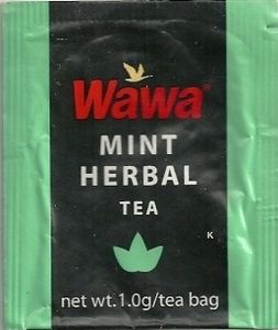 Tea Bag: Mint Herbal Tea (Wawa, United States of AmericaCol:TB-US-03630