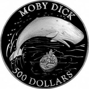 Coin: 500 Dollars (American novel Moby Dick) (Cook Islands) (1972~Today ...