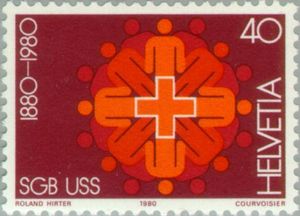 Stamp: Symbolism (Switzerland) (Publicity Issue (1980) 2nd issue) Mi:CH ...