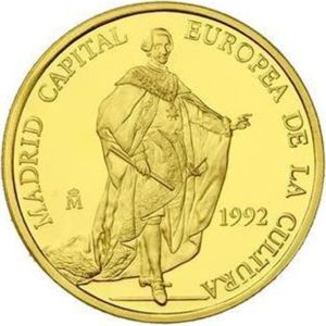 Coin: 100 Ecu (Madrid European Capital of Culture) (Spain) (1989~1995 ...