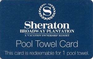 Hotel Card: Sheraton Broadway Plantation (Sheraton, United States of ...