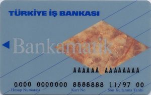 Bank Card: Bankamatik (Türkiye İş Bankası, Türkiye (Turkey)Col:TR-GM ...