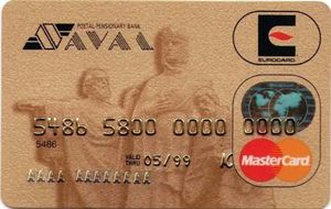 Bank Card: MasterCard Gold (Bank Aval, Ukraine) Col:UA-MC-0258