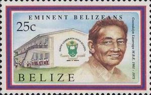 Stamp: Gwendolyn Mragaret Lizarraga, MBE (1901-1975) (Belize(Famous ...
