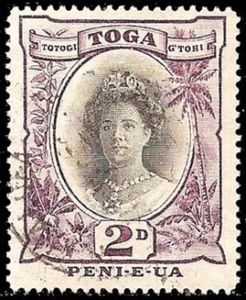 Stamp: Queen Sālote Tupou III (1900-1965) (Tonga(Definitives 1920-1935 ...