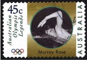 Stamp: Murray Rose Swimming (Australia) (Australian Legends - Olympic ...