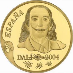 Coin: 400 Euro (Salvador Dalí - Girl at a window ~ 1925) (Spain) (2004 ...