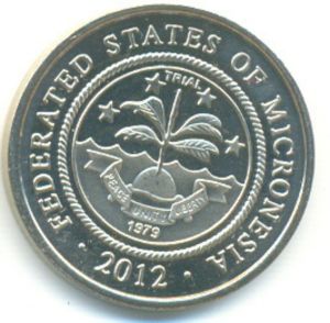 Coin: ½ Dollar (19th Century Proa of Satawal) (Fantasy Issues ...