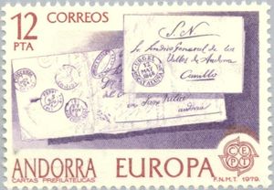 Timbre: Prephilately letters (Andorre (Espagnol)(Europa (C.E.P.T.) 1979 ...