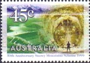 Stamp: Tumut 2 Tailwater Tunnel and Eucumbene Dam (Australia(50th ...