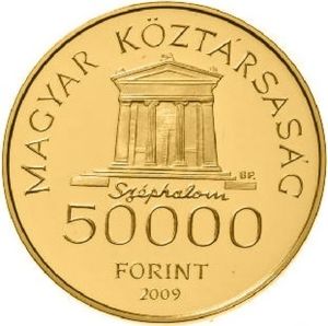 Coin: 50,000 Forint (250th Anniversary of Birth of Ferenc Kazinczy ...