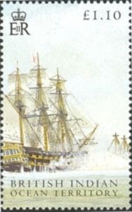 Stamp: HMS Minotaur (British Indian Ocean Territory(200th Anniversary ...