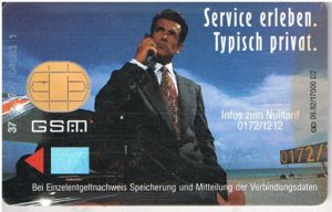 Cartões Telefônicos: Mannesmann D2-Privat - Service erleben. Typisch ...