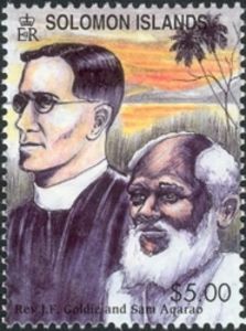 Stamp: 100th Anniversary of the Methodist Mission (Solomon Islands ...