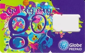 Phonecard: Go Lang ng GO (Mobile Philippines, Philippines(Globe Prepaid - GSM / SIM) Col:PH-GLO ...