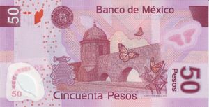 Banknote: 50 Pesos (Mexico(2004-2023 Issue) Wor:P-123 c