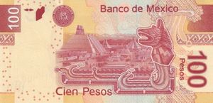 Banknote: 100 Pesos (Mexico(2004-2022 Issue) Wor:P-124b.4