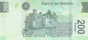 Banknote: 200 Pesos (Mexico(2004-2022 Issue) Wor:P-125a.1