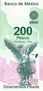Banknote: 200 Pesos (Mexico(2007-2008 Commemorative Issues) Wor:P-129e