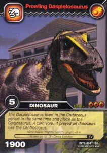 Game Card: Prowling Daspletosaurus (Dinosaur King TCG(Series 2 ...
