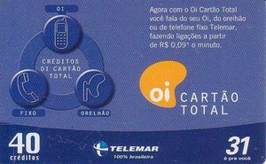 Tarjeta Telefónica: Oi - Cartão Total - Use o OI Saldo Único... - 0876 ...