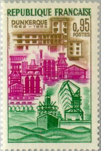Stamp: 300th Anniversary of Cession of Dunkirk to France (FranceYt:FR ...