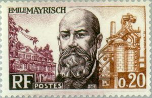 Stamp: Emile Mayrisch (1862-1928) (France(Famous people) Yt:FR 1385,Mi ...