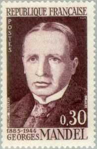 Stamp: Georges Mandel (1885-1944) (France(Famous people) Yt:FR 1423,Mi ...