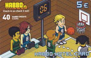 Gift Card: Hotel card 5 Euro (Habbo, Netherlands(Habbo) Col:NL-Habbo-002