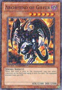 بطاقة اللعبة: Archfiend of Gilfer (Yu-Gi-Oh(Duel Terminal 3 (DT03-EN ...